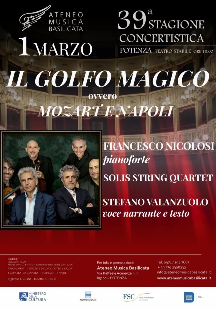 “Il Golfo magico” il primo marzo al Teatro Stabile - Regione Basilicata